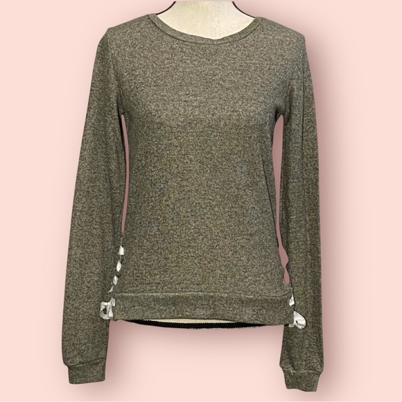 Derek Heart | Sweaters | 3 Derek Heart Sweater S Side Laceup Static ...